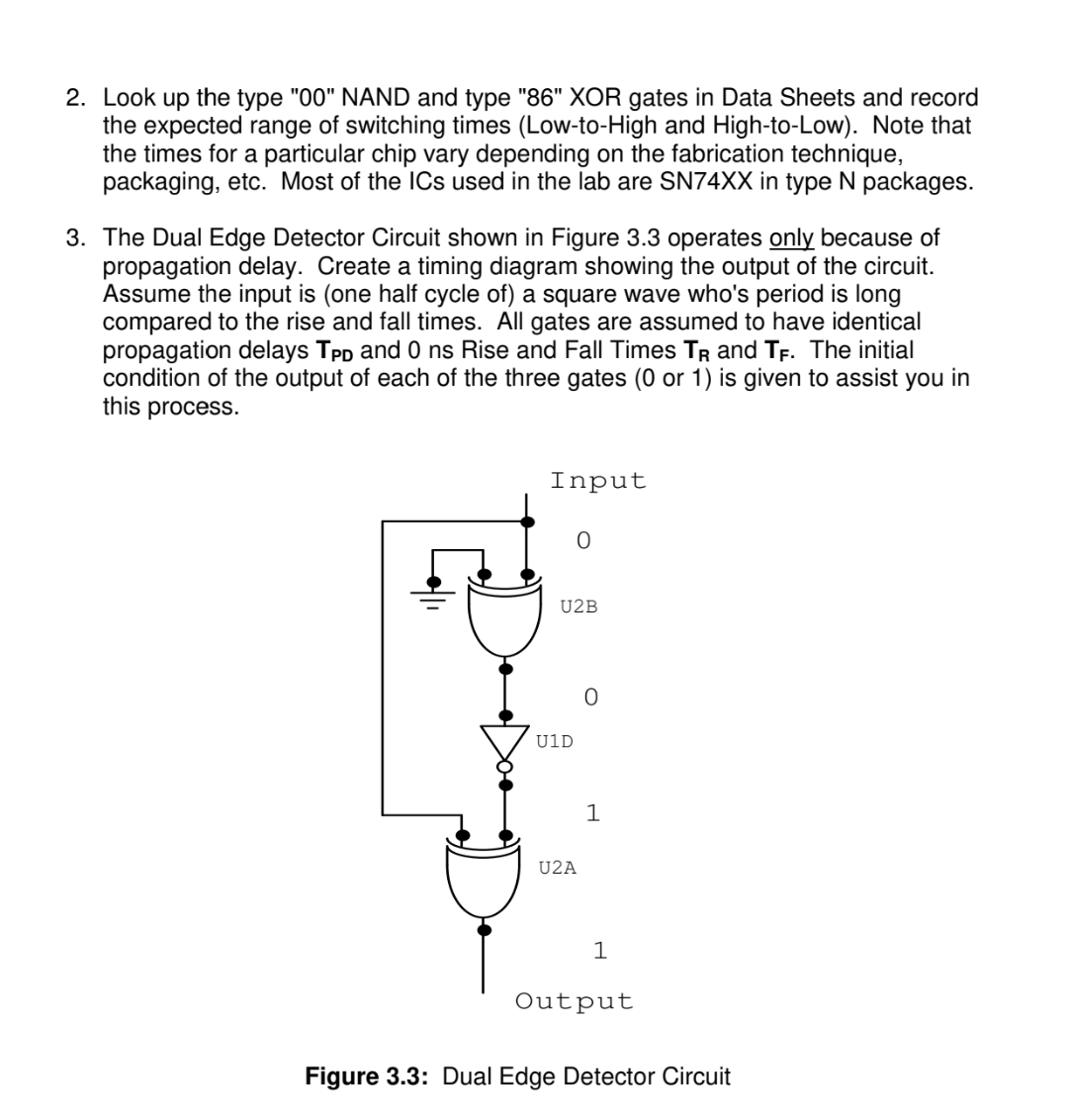 Solved One way to measure the average propagation delay time | Chegg.com