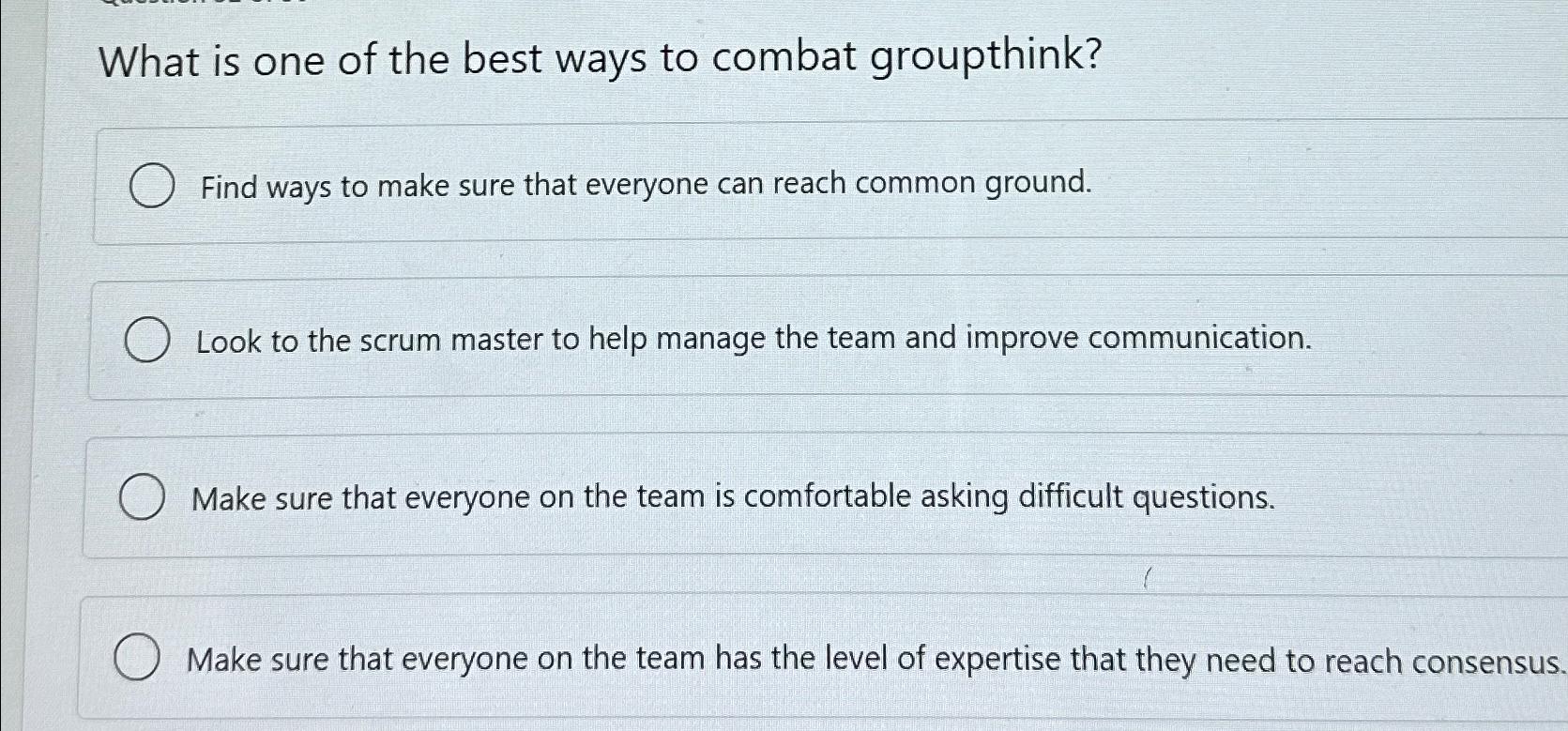 Solved What is one of the best ways to combat | Chegg.com