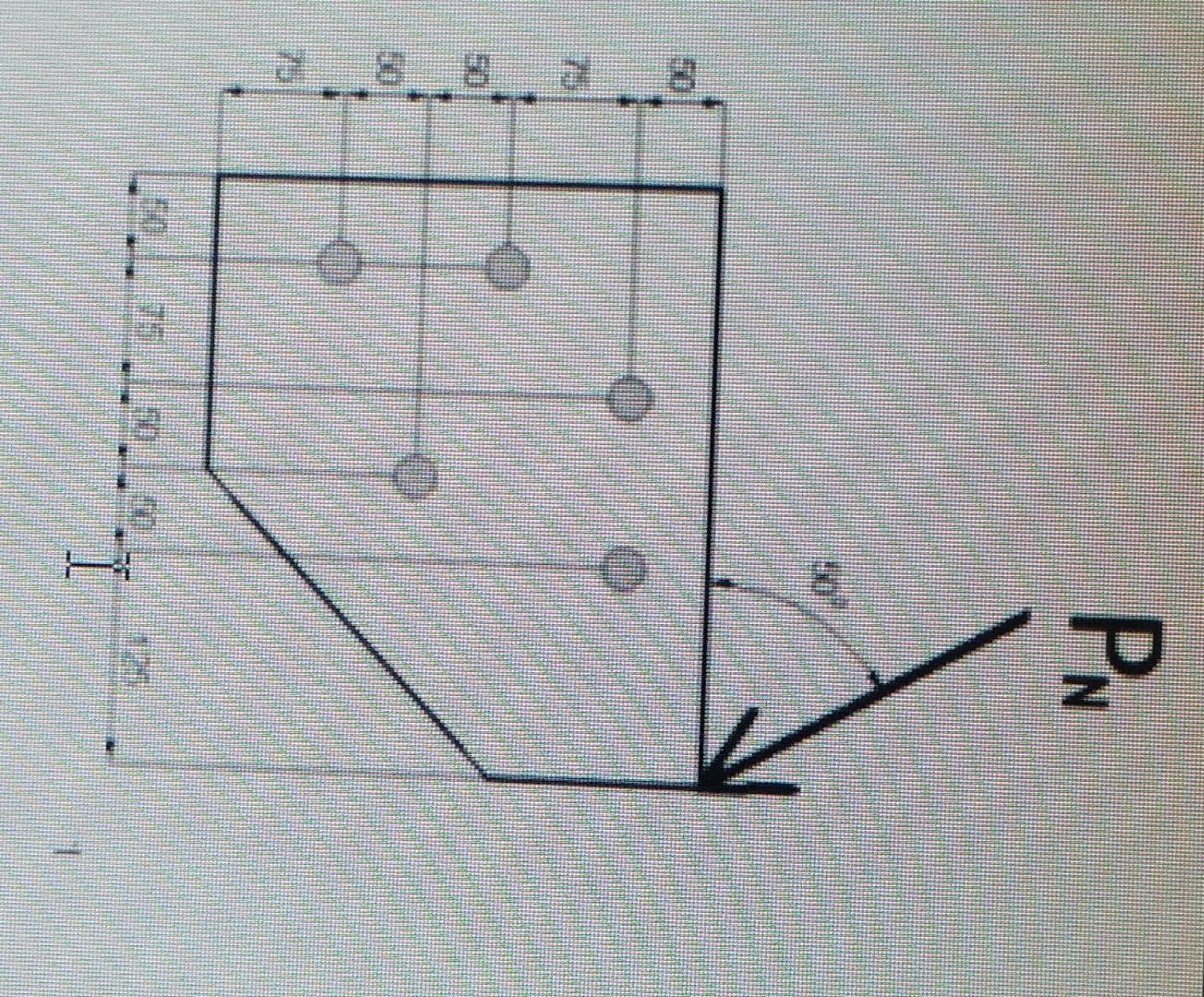 Solved Determine the total force in the most stressed bolt | Chegg.com