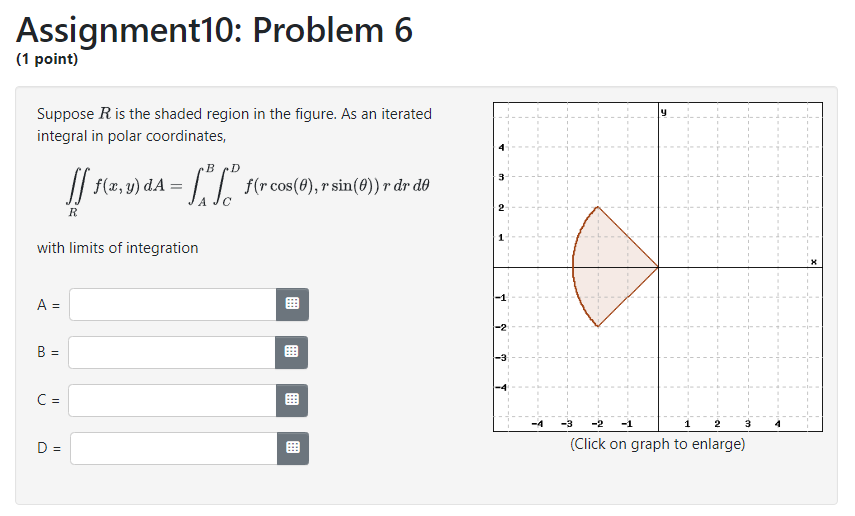 Solved Assignment10: Problem 6(1 ﻿point)Suppose R ﻿is the | Chegg.com