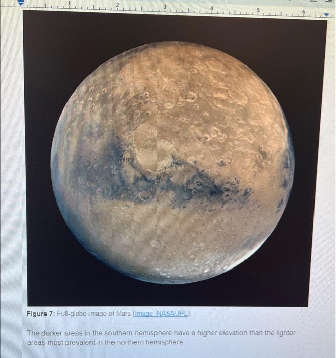 Solved Figure 3: Full-globe images of Mercury in false color | Chegg.com