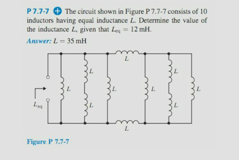 Solved P 7.7-7 ﻿uarr The circuit shown in ﻿Figure P 7.7-7 | Chegg.com