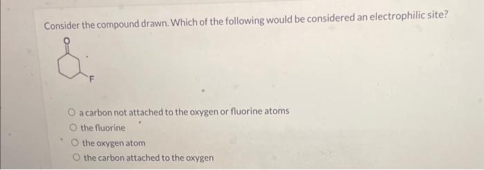 Solved Consider the compound drawn. Which of the following | Chegg.com