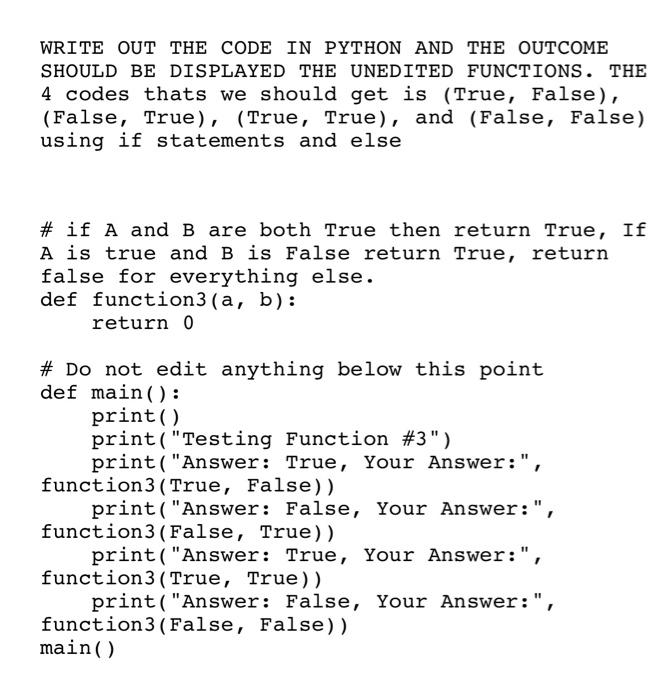 Solved WRITE OUT THE CODE IN PYTHON AND THE OUTCOME SHOULD | Chegg.com