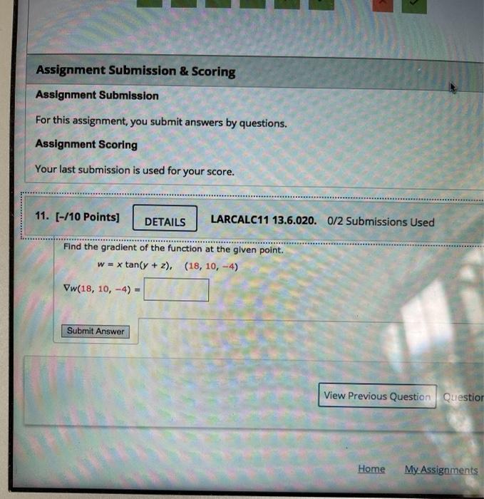Solved Assignment Submission & Scoring Assignment Submission | Chegg.com