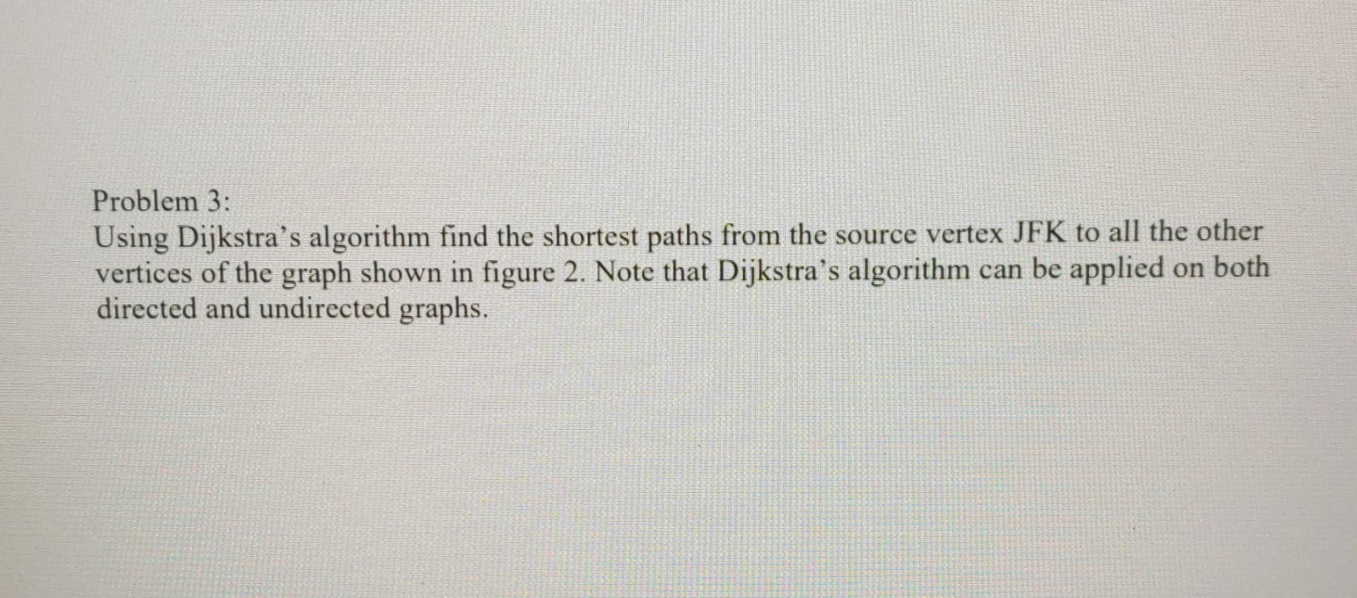 Solved Problem 2: Using Kruskal's algorithm find the minimum | Chegg.com