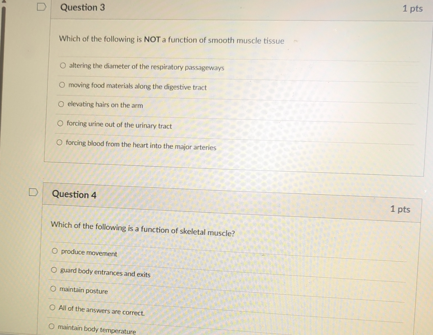 Solved Question 31 ﻿ptsWhich of the following is NOT a | Chegg.com