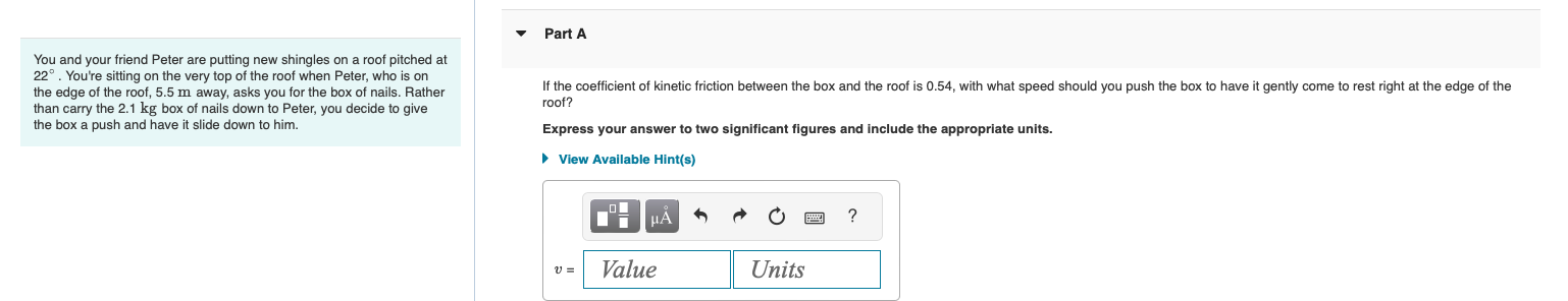 Solved You and your friend Peter are putting new shingles on | Chegg.com