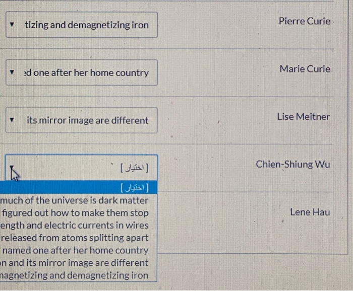Solved tizing and demagnetizing iron Pierre Curie 7 7 Od one | Chegg.com