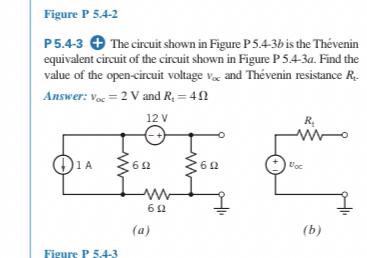 Solved Figure P 5.4-2P 5.4-3 o+ ﻿The circuit shown in Figure | Chegg.com