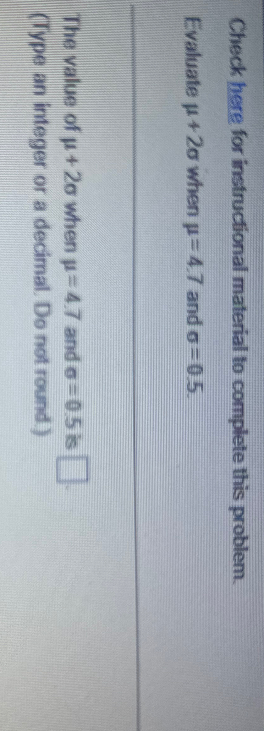 Solved Check here for instructional material to complete | Chegg.com