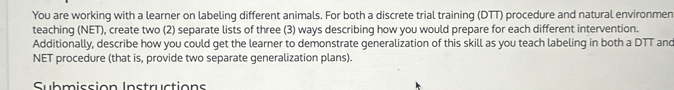 Solved You are working with a learner on labeling different | Chegg.com