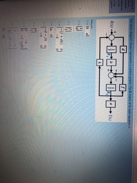 Solved Not you wed The block diagram shown represents a | Chegg.com
