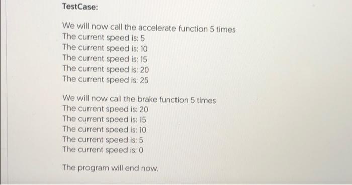 Solved Description Write Java Programs For Exercise 2 Car Chegg