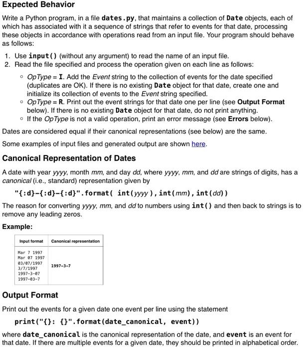 Solved Background This problem involves managing a database | Chegg.com