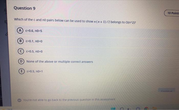 Solved Which of the cand no pairs below can be used to show | Chegg.com