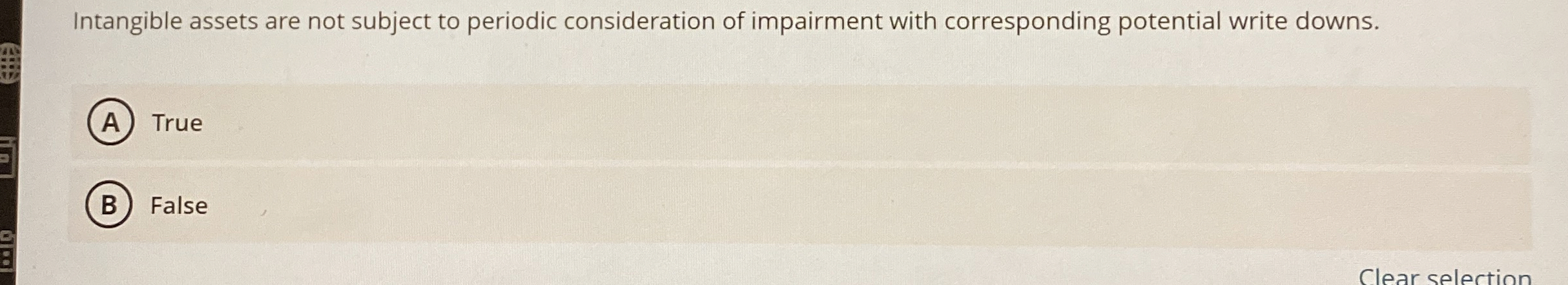 Solved Intangible assets are not subject to periodic | Chegg.com