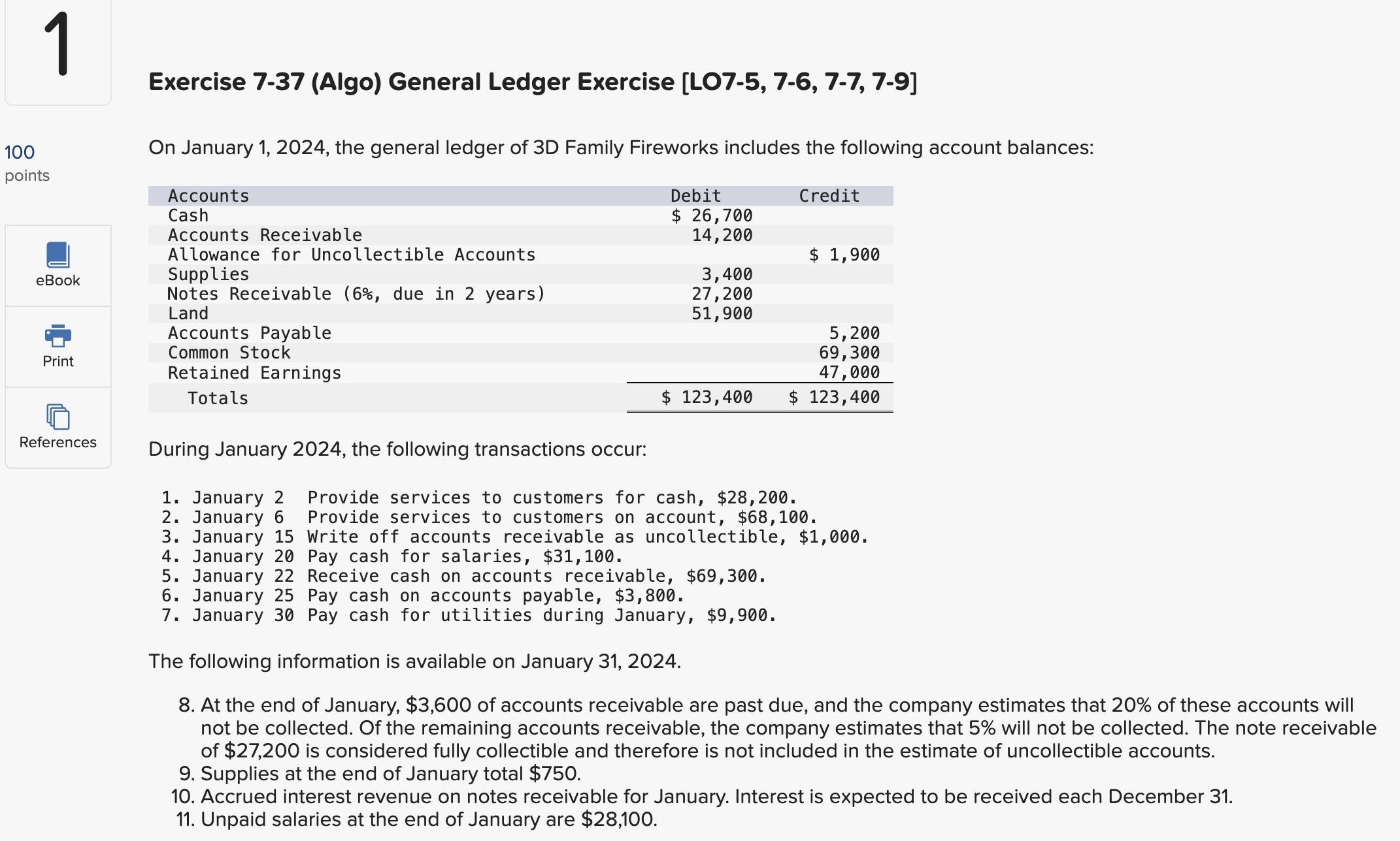 Solved 1Exercise 7-37 (Algo) General Ledger Exercise | Chegg.com Solved 1Exercise 7-37 (Algo) General Ledger Exercise | Chegg.com