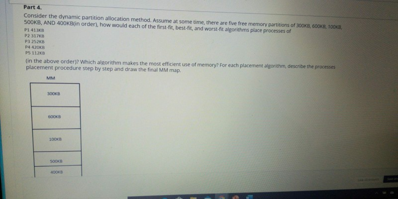 Solved Part1. Consider the Deadlock Avoidance problem. Shown | Chegg.com