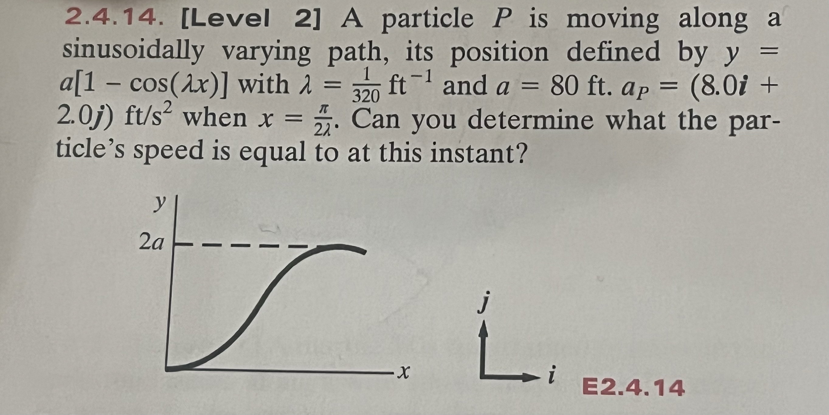 Solved 2.4.14. [Level 2] ﻿A particle P ﻿is moving along a | Chegg.com