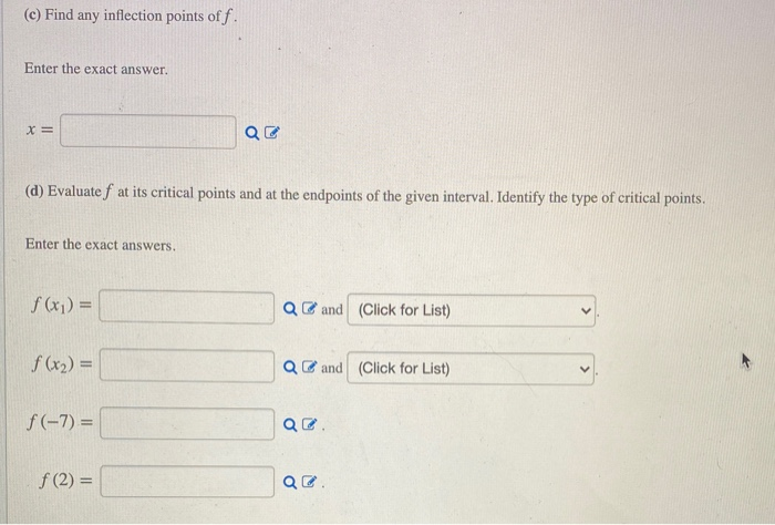 Solved Given the function f (x) = x3 + 3x2 - 9x + 5 over the | Chegg.com