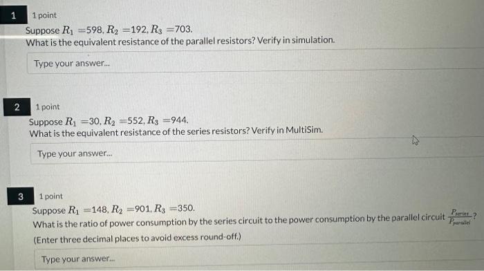Solved Three resistors, R1,R2, and R3, and an unknown | Chegg.com