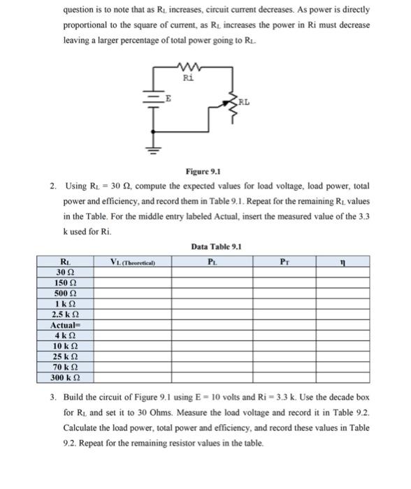 Solved Experiment NO.7 Maximum Power Transfer Objective The | Chegg.com