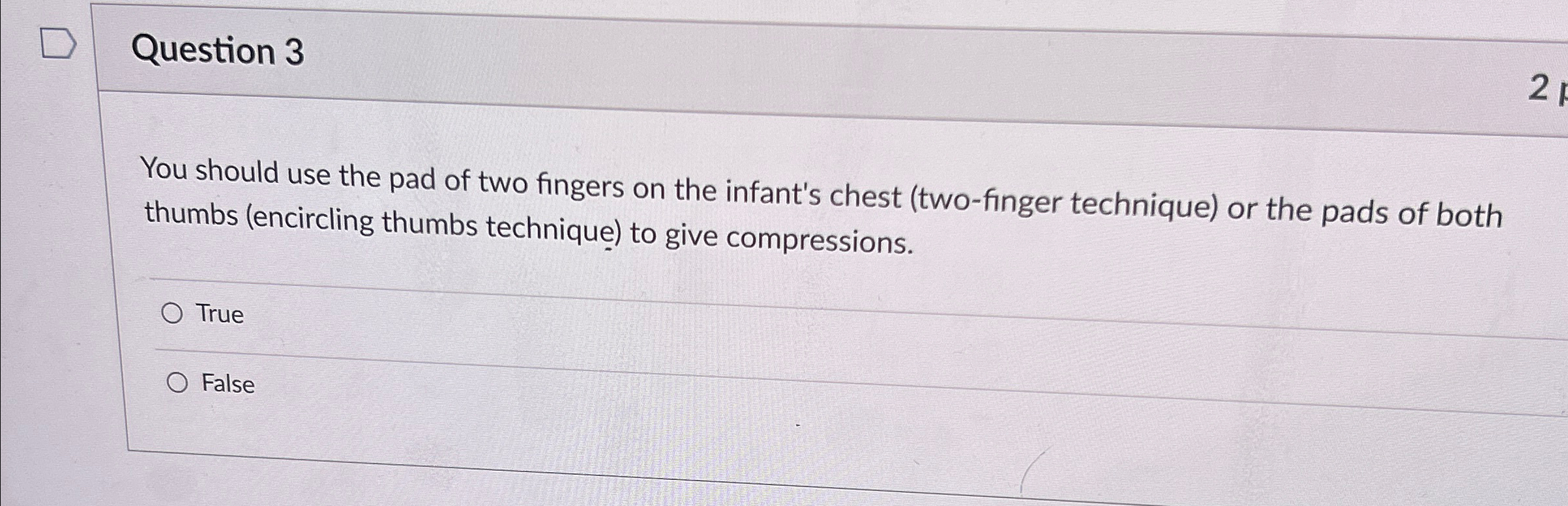Solved Question 3You should use the pad of two fingers on | Chegg.com