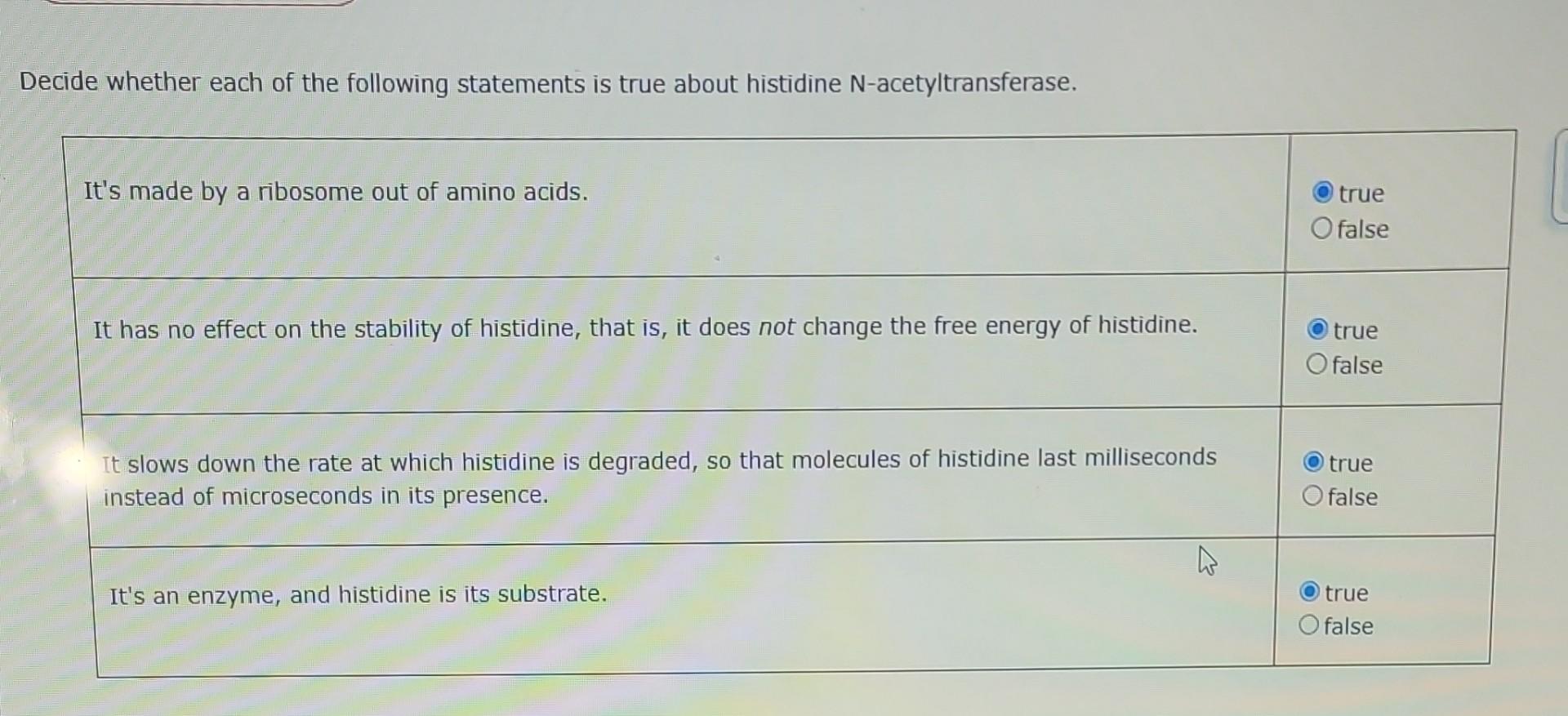 Solved Decide whether each of the following statements is | Chegg.com