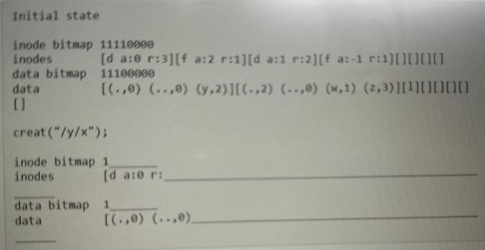 Solved We use the simulator vsfs.py in HW4 to study how the | Chegg.com