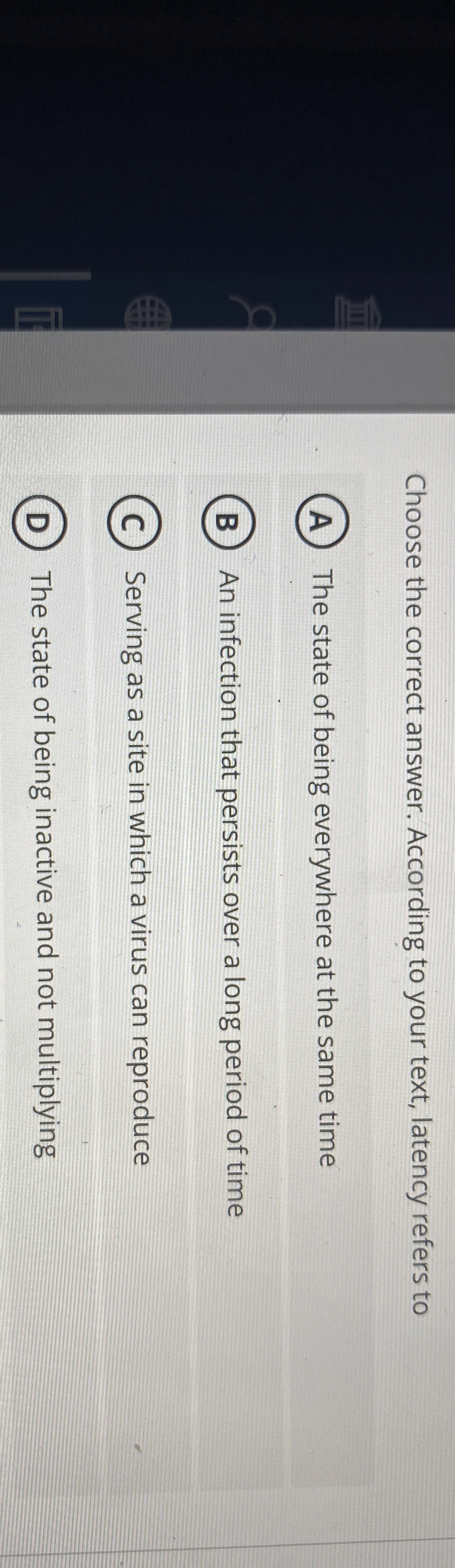 Solved Choose the correct answer. According to your text, | Chegg.com