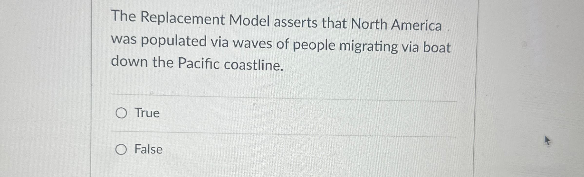 Solved The Replacement Model asserts that North America . | Chegg.com