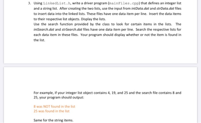 Solved #ifndef LINKEDLIST H #define LINKEDLIST_H #include | Chegg.com