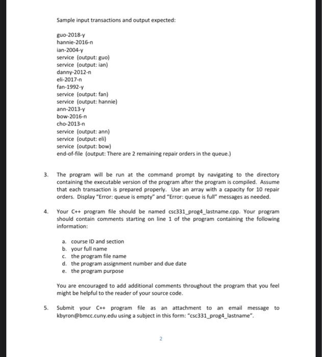 Solved CSC331: Data Structures - BMCC/CUNY Fall 2021 | Chegg.com