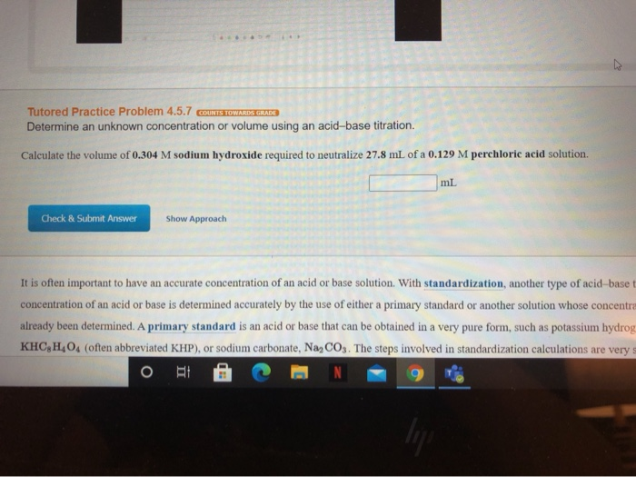 Solved Tutored Practice Problem 4.5.7 COUNTS TOWARDS GRADE | Chegg.com
