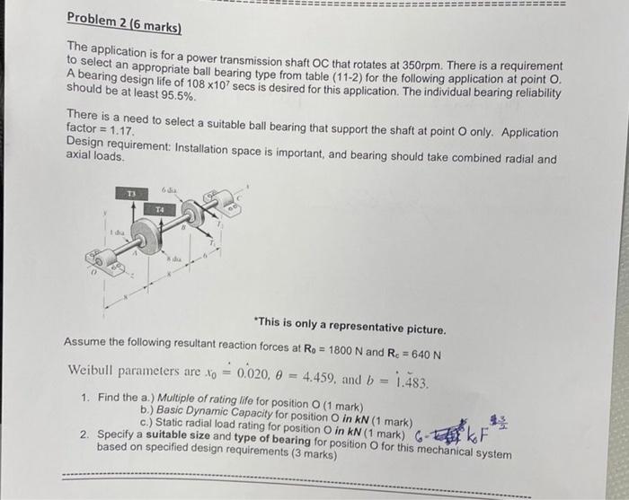 Solved Problem 2 (6 marks) The application is for a power | Chegg.com