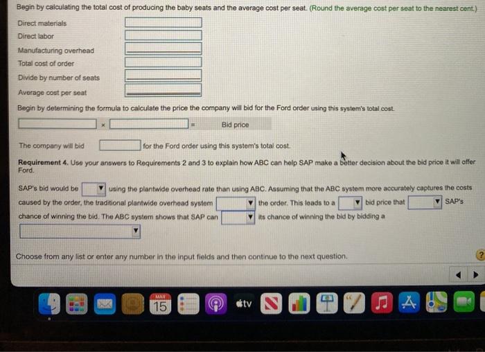 Solved Data Table Activity Machining Assembling Packaging | Chegg.com