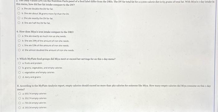 Solved 1. The DRI for potassium for 19 - to 30 -year-old | Chegg.com