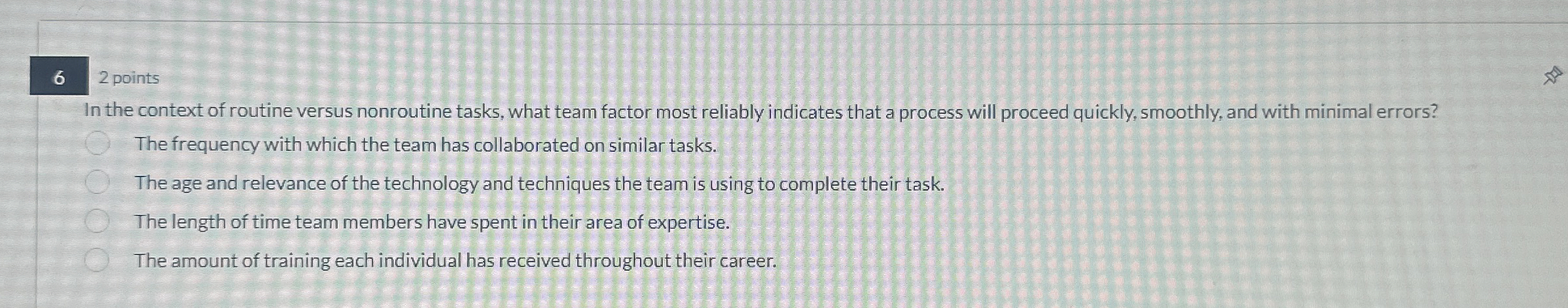 Solved 62 ﻿pointsIn the context of routine versus nonroutine | Chegg.com