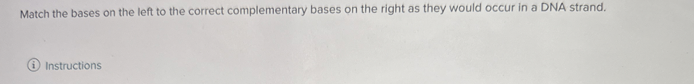 Solved Match the bases on the left to the correct | Chegg.com