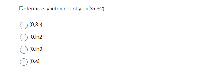 Solved Determine y intercept of | Chegg.com Solved Determine y intercept of | Chegg.com