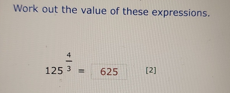 Solved Work out the value of these expressions.12543= | Chegg.com