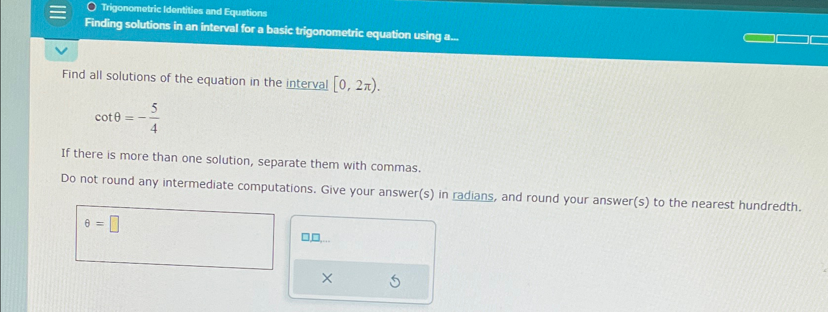 Solved Trigonometric Identities And Equationsfinding
