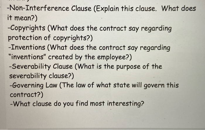 (6) Exercise #4--Let's Review A Contract! --Review | Chegg.com