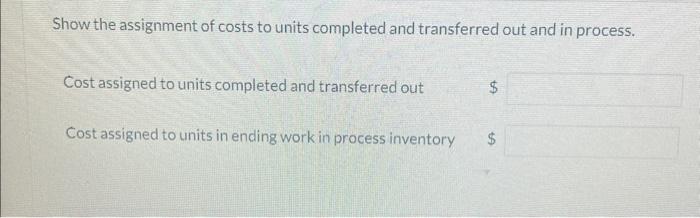 Solved Units in beginning work in process inventory Units | Chegg.com