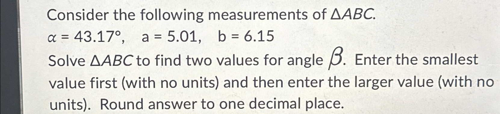Solved Consider the following measurements of | Chegg.com