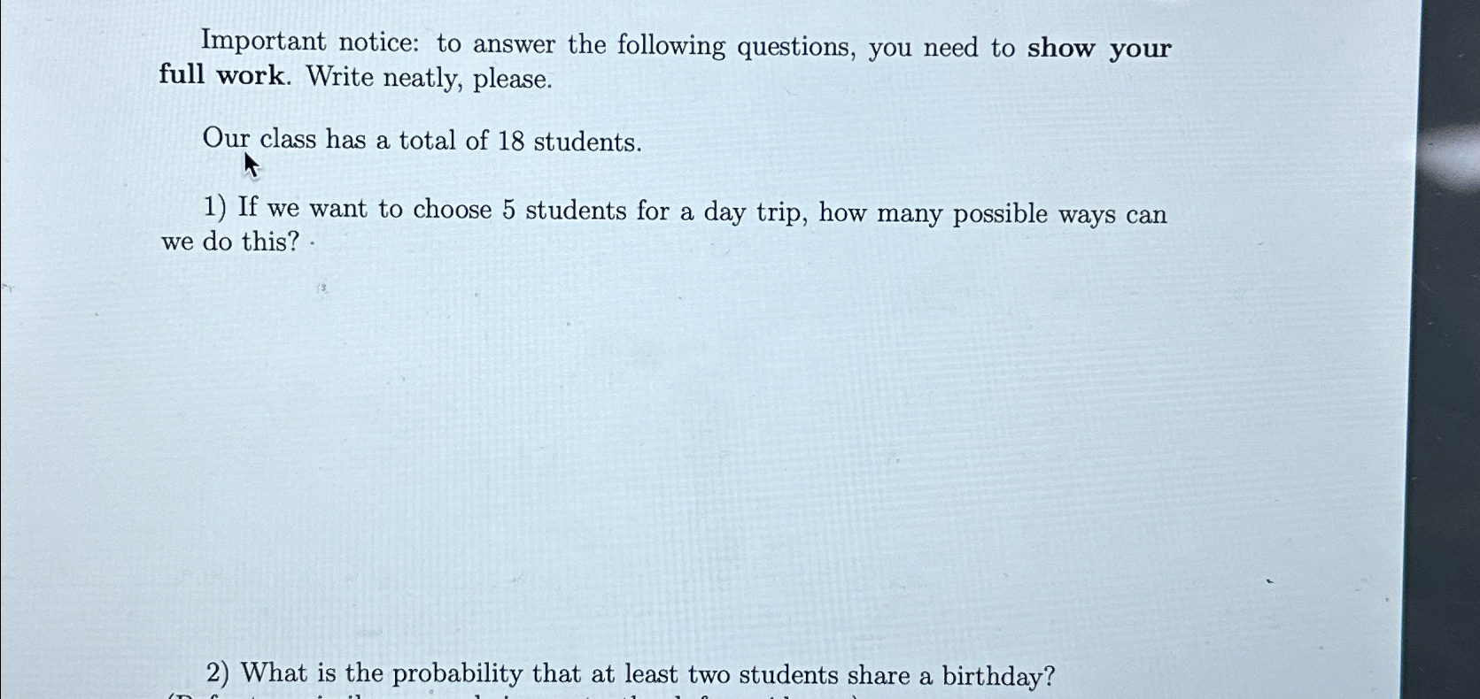 Solved Important notice: to answer the following questions, | Chegg.com