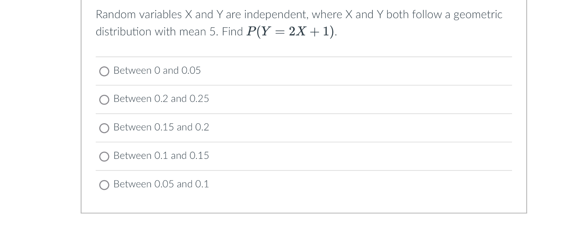 Solved Random Variables X ﻿and Y ﻿are Independent Where X 