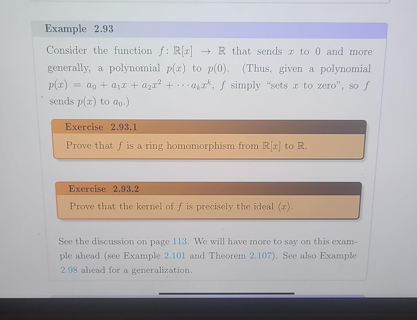Solved Consider The Function Fr X →r That Sends X To 0 And 