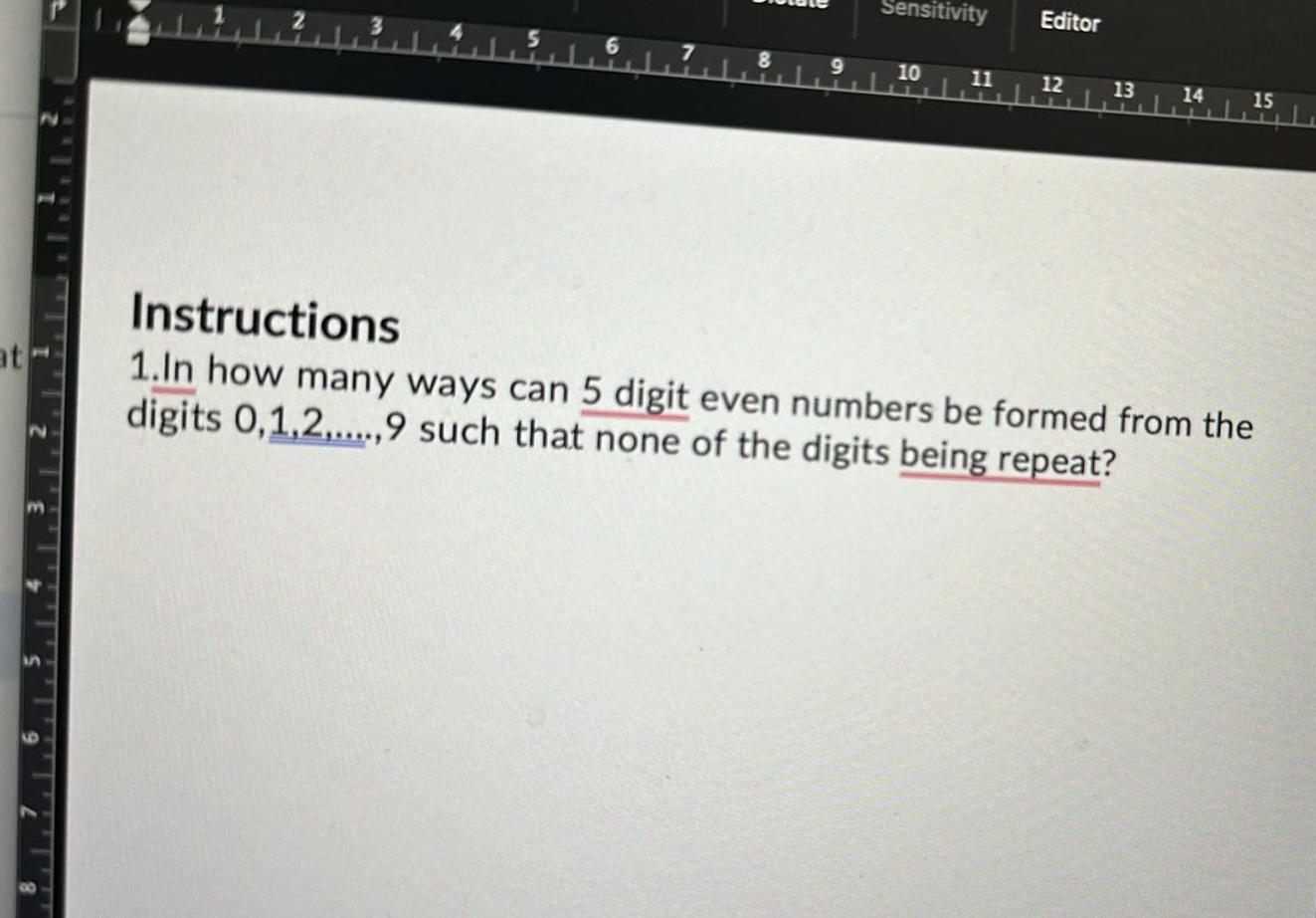 Solved Instructions 1.In how many ways can 5 digit even | Chegg.com